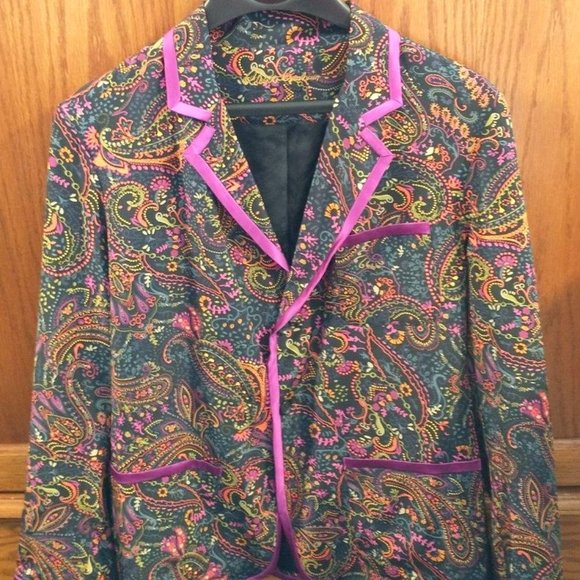 Robert Graham | Jackets & Coats | Robert Graham Paisley Silk Penelope ...